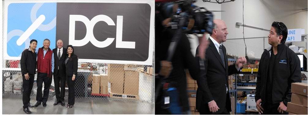 Shark Tank's Mr. Wonderful and Breathometer's CEO Visit DCL | DCL Logistics